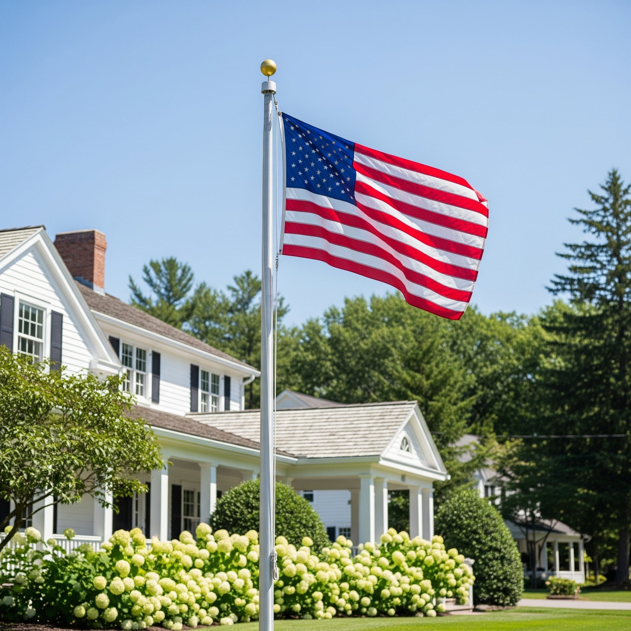 Home Flagpole for Windy Areas – Heavy-Duty and Reliable – Federal Flags ...