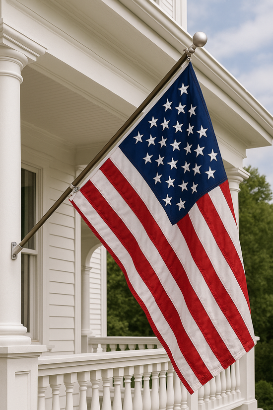 Flag Pole for House - Flagpole Kit with American Flag - Made In USA ...