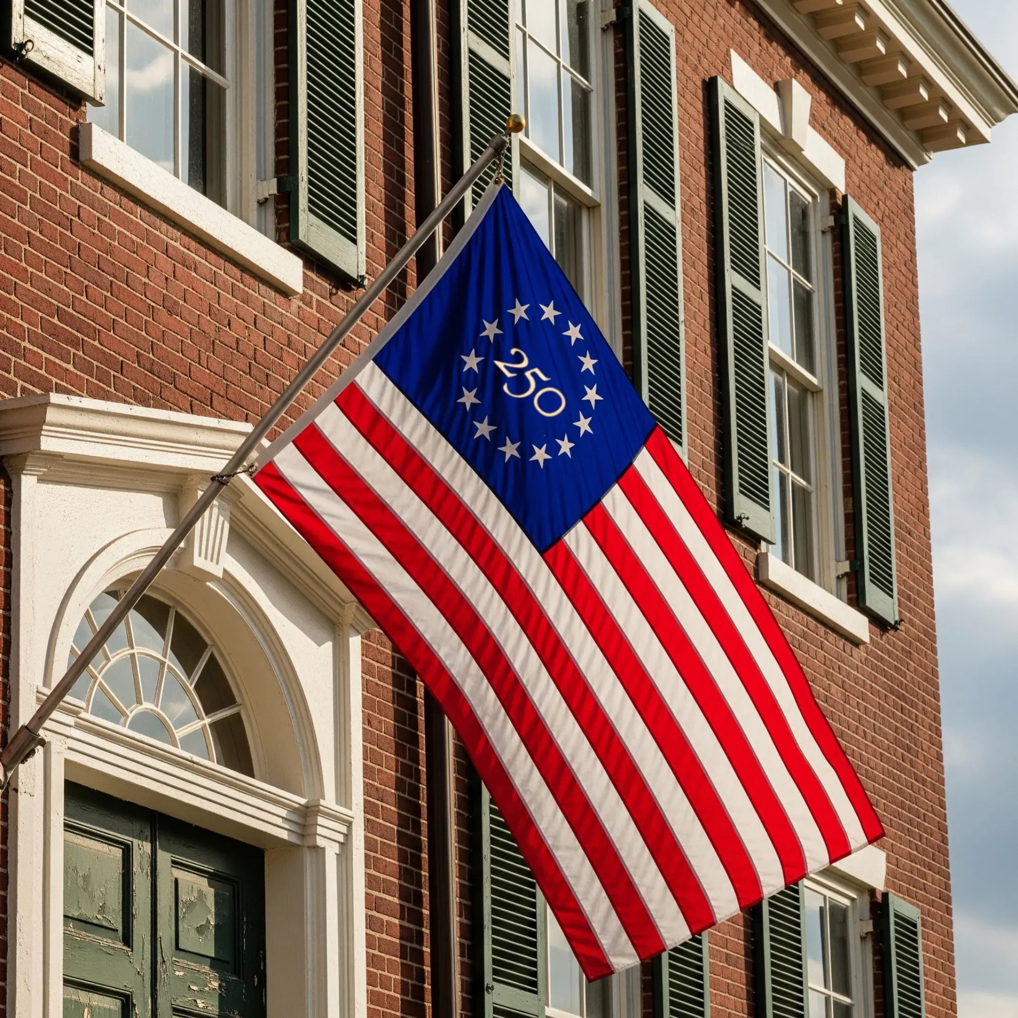 America 250™ Collector's Edition Betsy Ross Flag - Fully Sewn and Embr ...