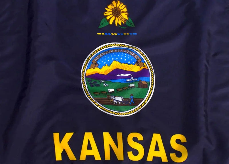 State of Kansas Flag - Official Design and Specifications - Outdoor Ny