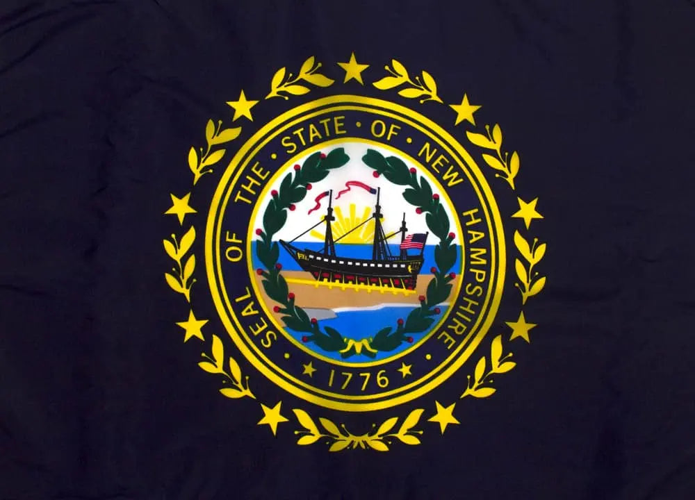 State of New Hampshire Flag - Official Design and Specifications - Out