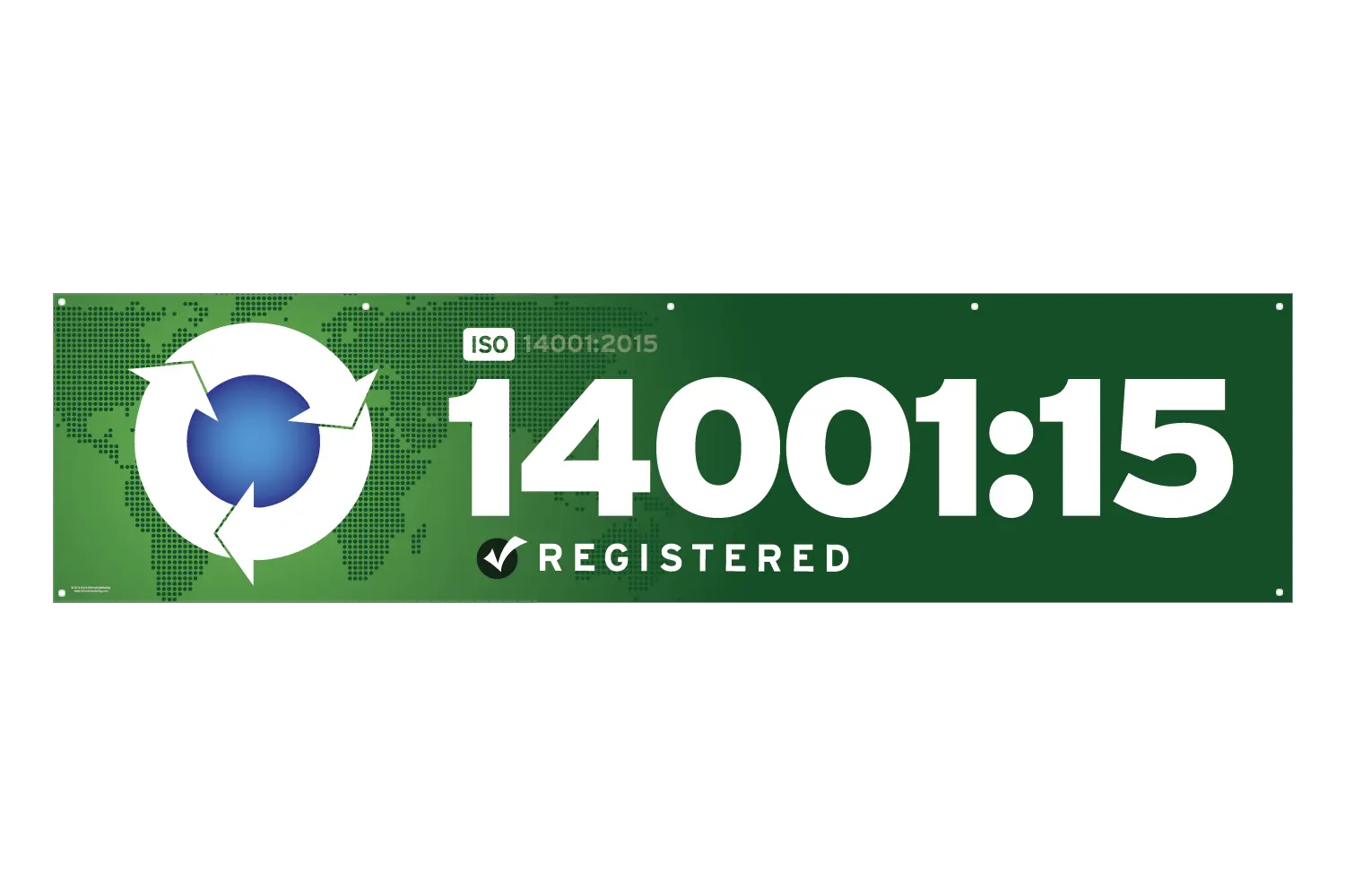 ISO 14001:2015 Banner - Federal Flags, LLC